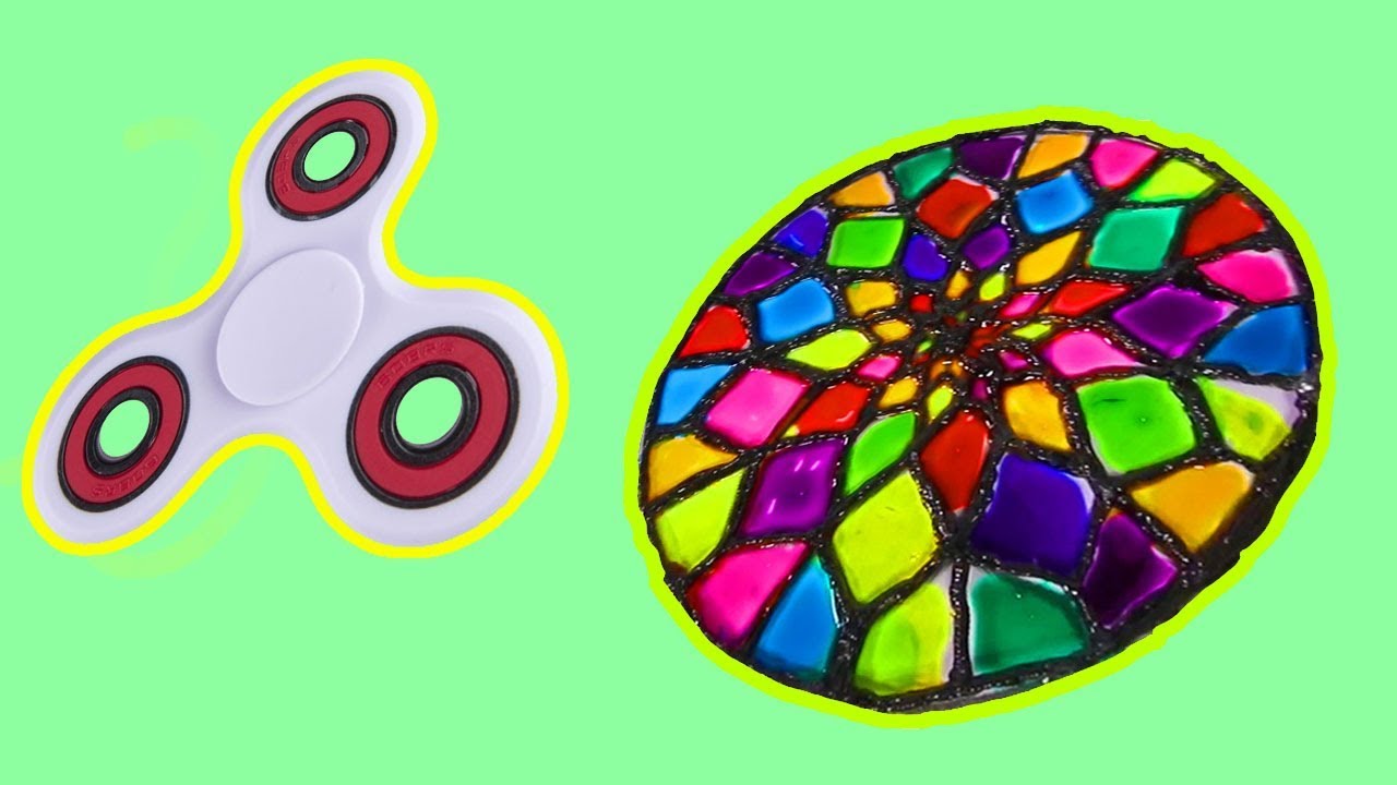Fidget spinner 3d pen drawing - play doh slime 액괴 미니어쳐 테라리움 learn color ...