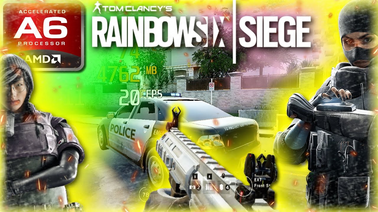 Tom Clancy's Rainbow Six: Siege (AMD A6, Radeon R4 Graphics) Low End PC ...