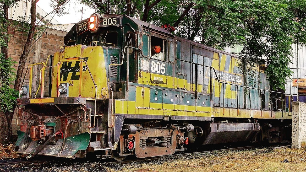 AMAZING! Nashville & Eastern B30-7A (BPMX) Work in Guadalajara Mexico - YouTube