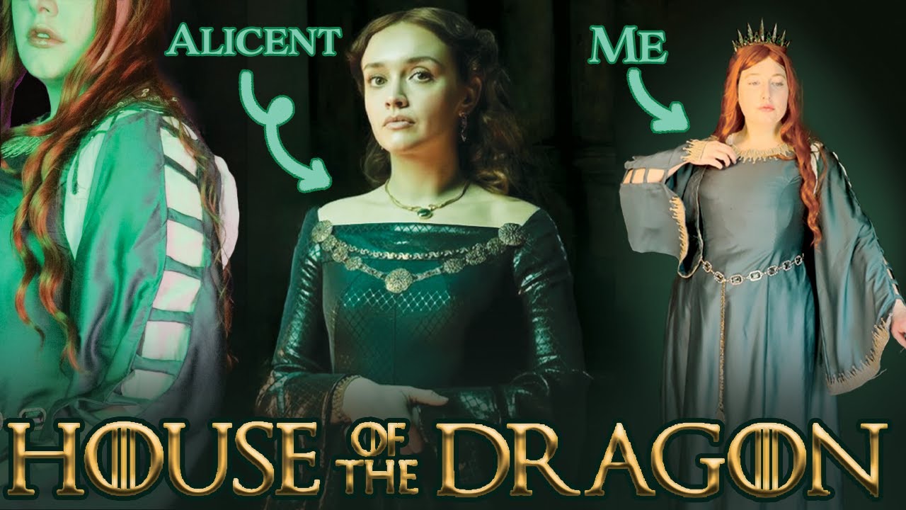 I sewed a dress inspired by Alicent from House of the Dragon | Free ...
