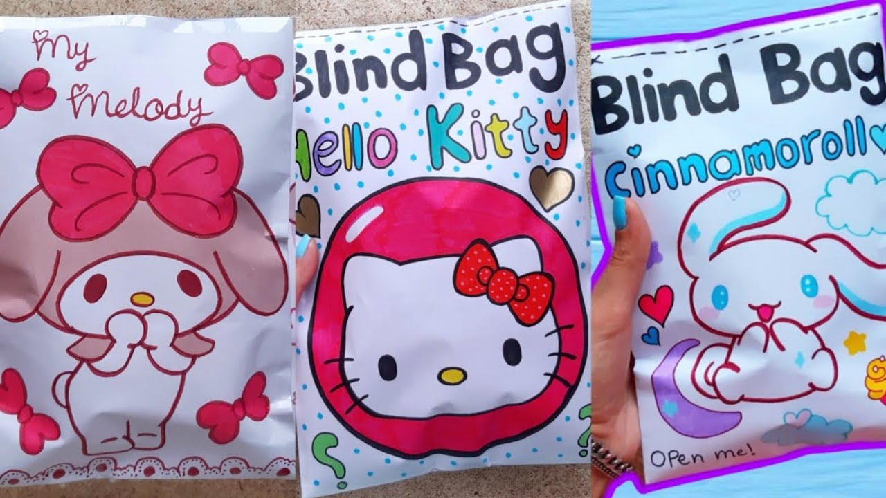 Blind Bag Paper π Sanrio August Compilation π Asmr π Satisfying Opening
