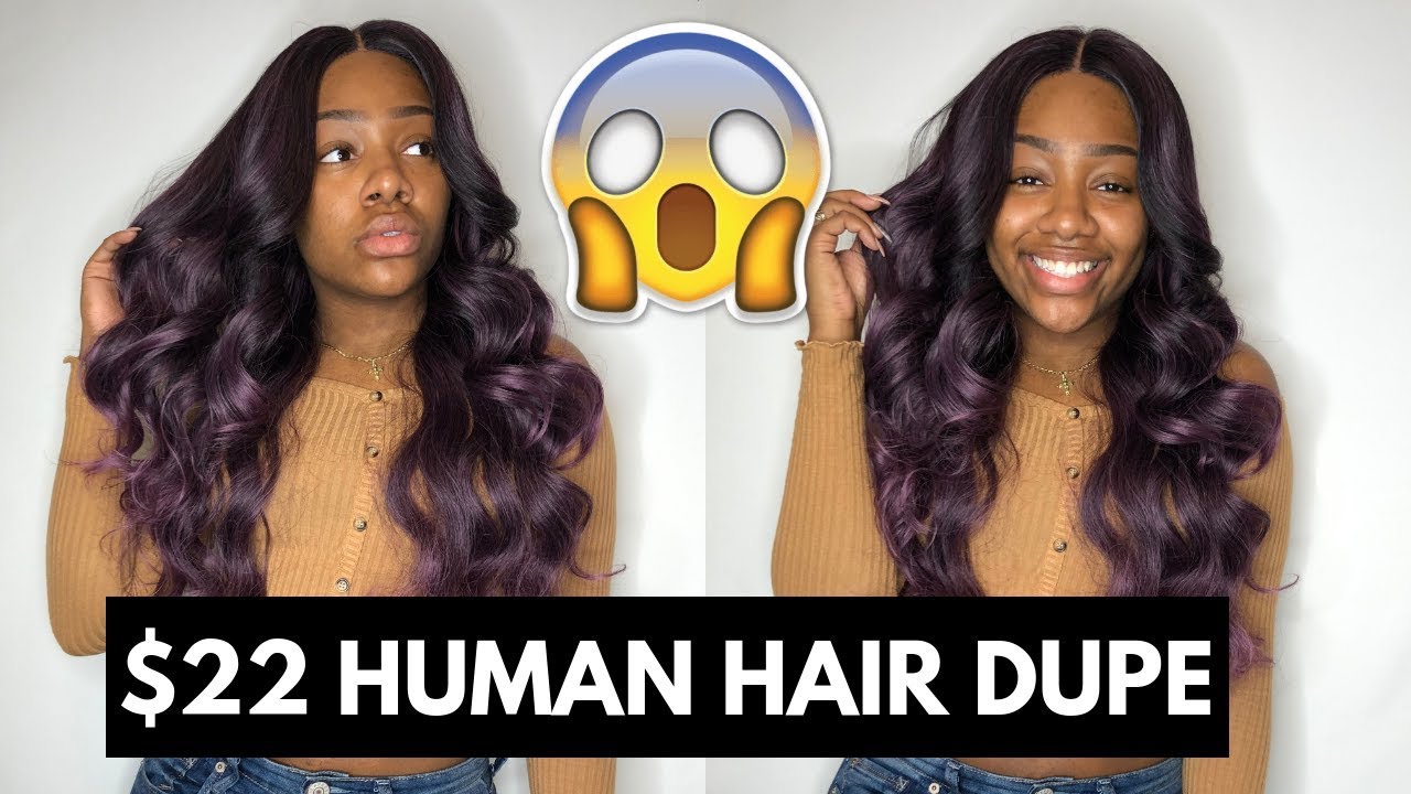 $22 Human Hair Dupe! | Sensationnel Trissa Wig Review - YouTube