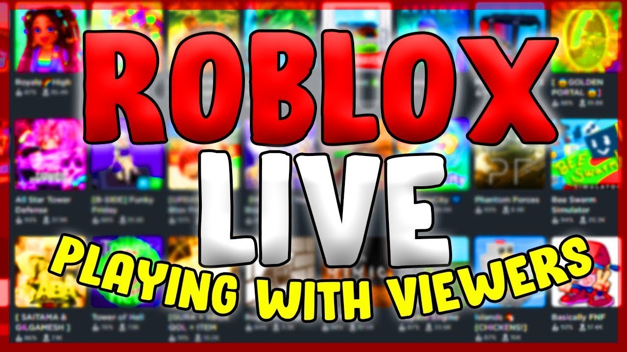 Chance Roblox games live with viewers - YouTube