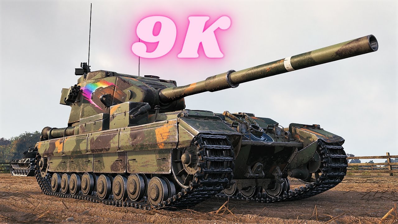 FV215b (183) 9K Damage 8 Kills World of Tanks Replays 4K The best tank ...