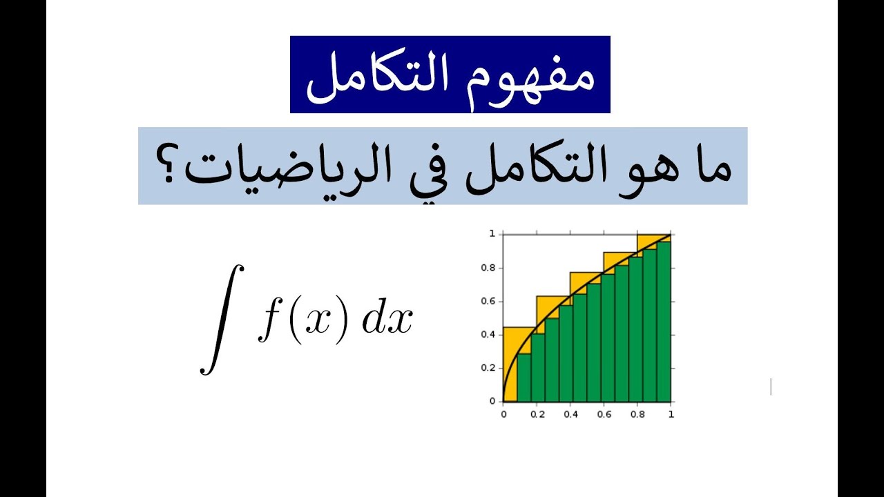 مفهوم التكامل في الرياضيات - Concept of Integral - YouTube
