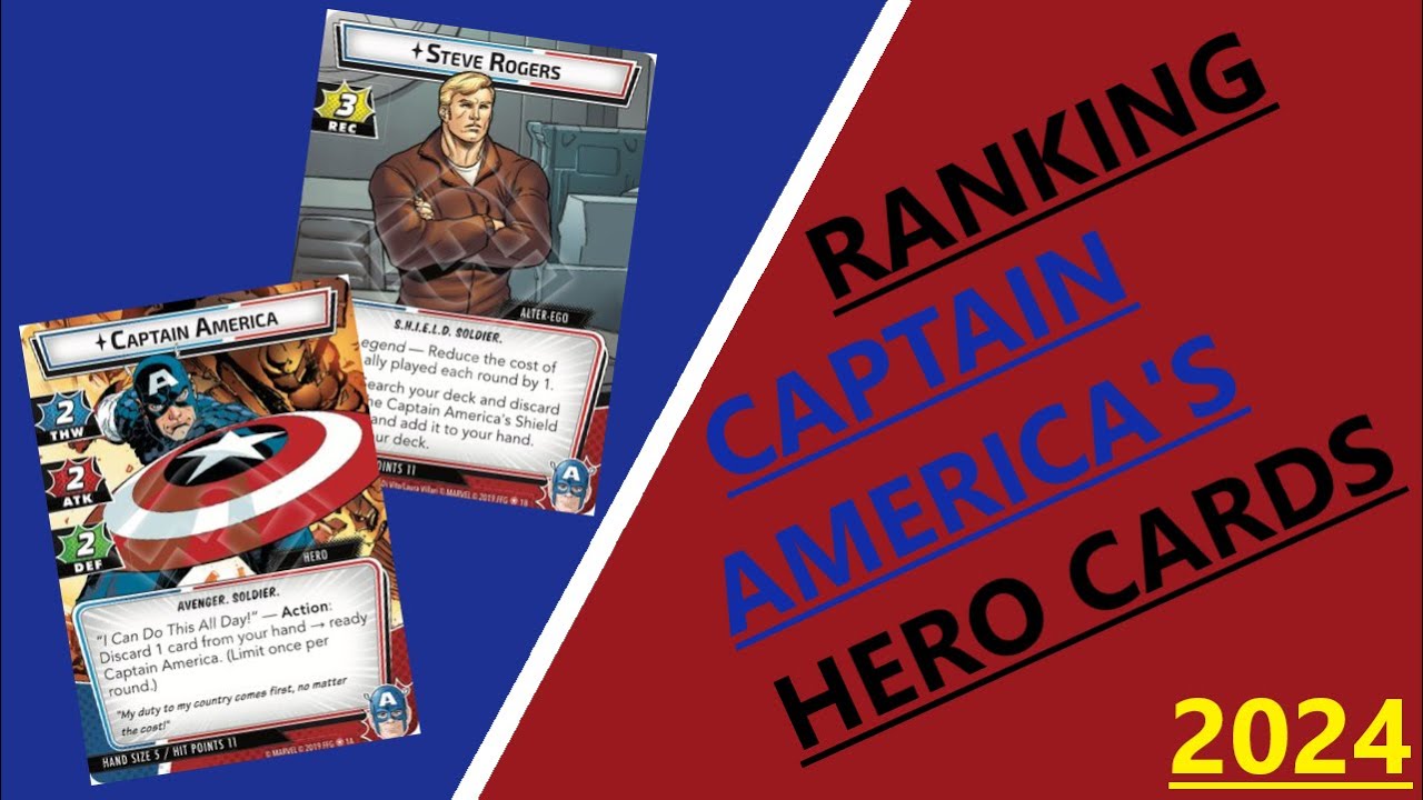 2024: Captain America's Hero Cards Ranked - YouTube