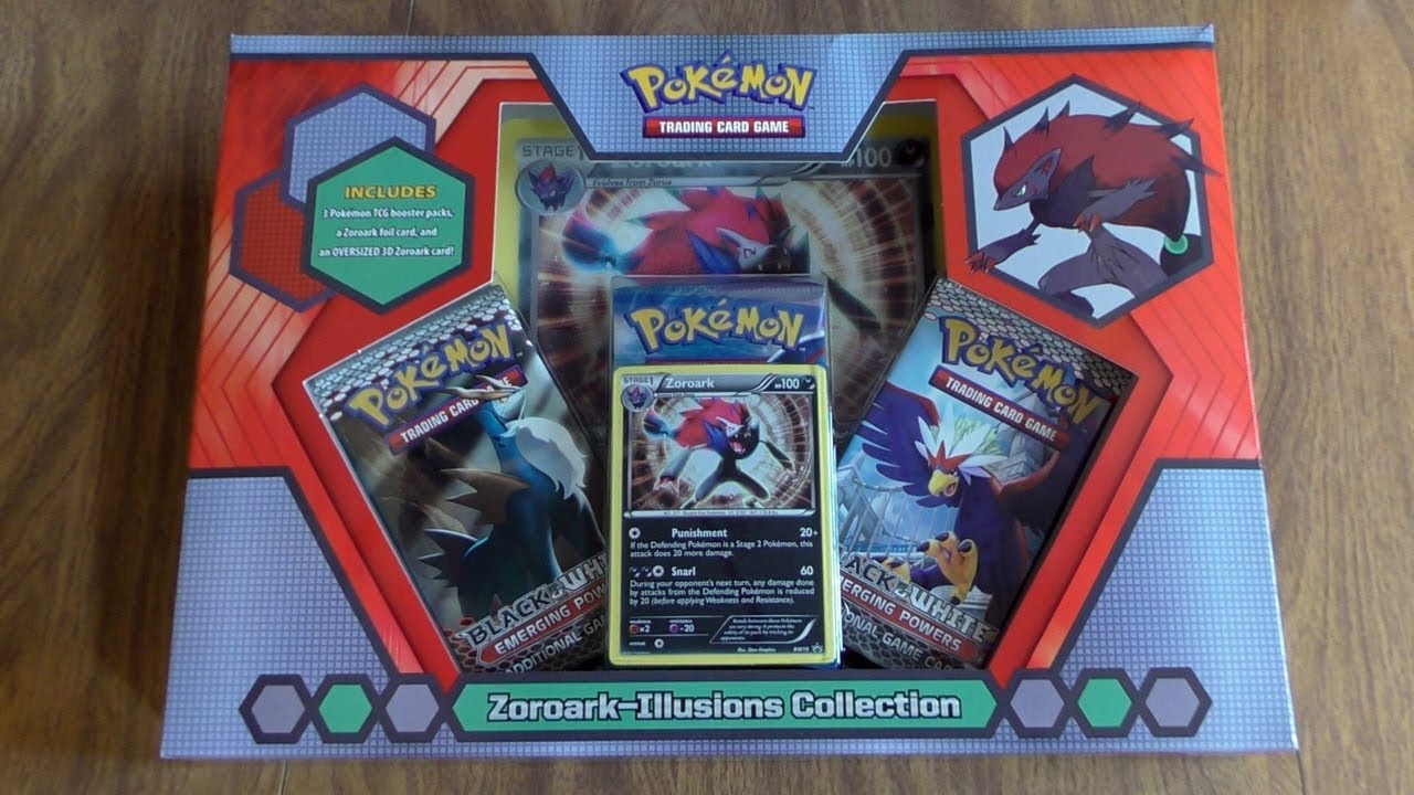Zoroark Illusions Collection Box Opening - YouTube