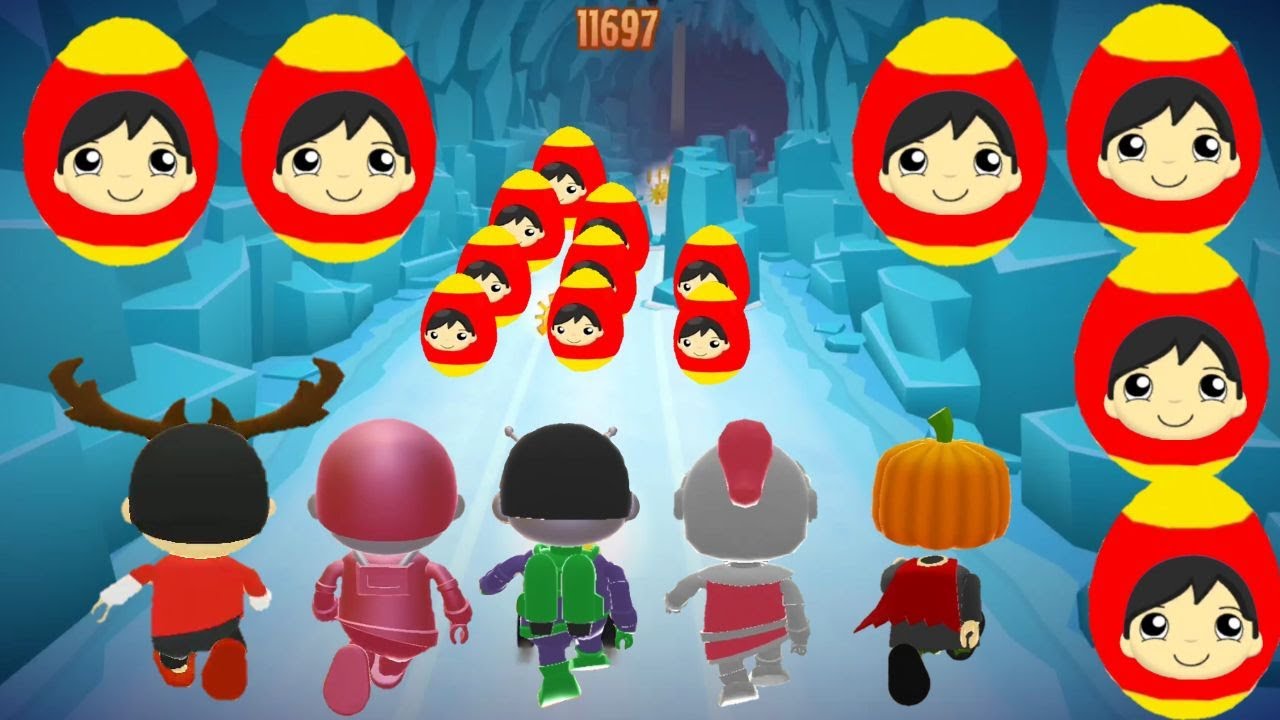 Tag with Ryan KAJI - Ry Glorb Ryan vs Infra-Red Robo vs Reindeer Ryan ...