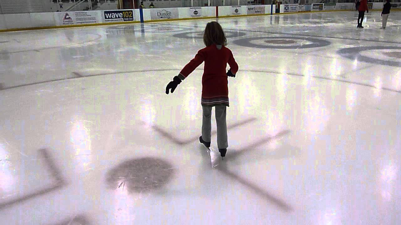 Tiana Ice Scating - YouTube