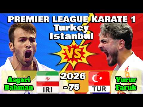 ASGARI Bahman IRA 🇮🇷 vs YURUR Omer Faruk TUR 🇹🇷 | 2026 Premier League Turkey | Seniors  -75 kg