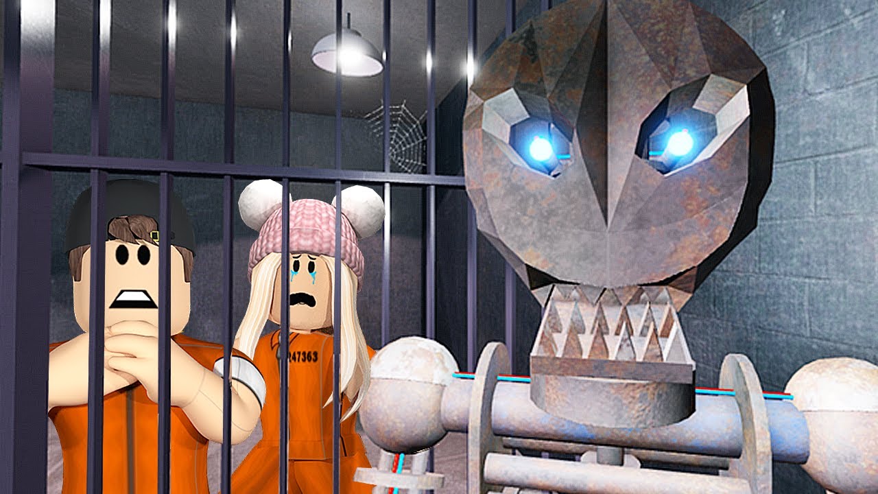 FICAMOS PRESOS NA PRISÃO DO ROBÔ WILSON NO ROBLOX - YouTube