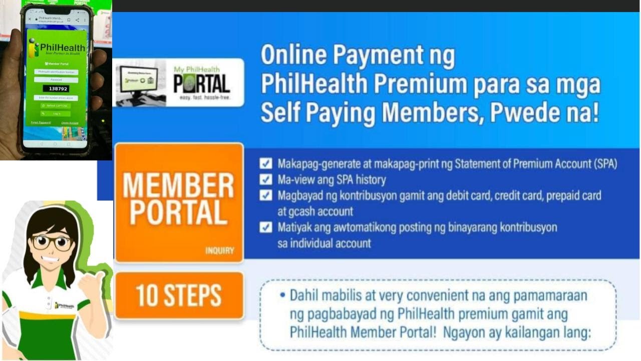 PhilHealth Member Portal Online Payment Guide - YouTube