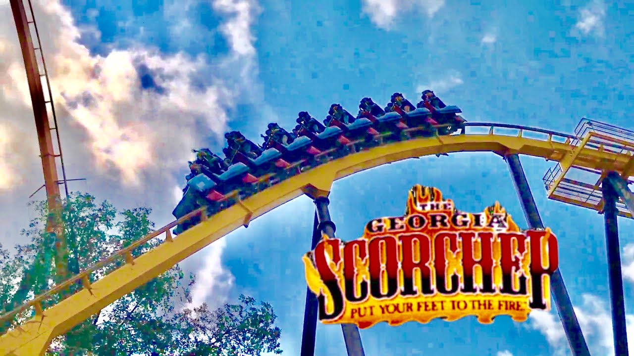 Georgia Scorcher Off-Ride HD POV Six Flags Over Georgia - YouTube