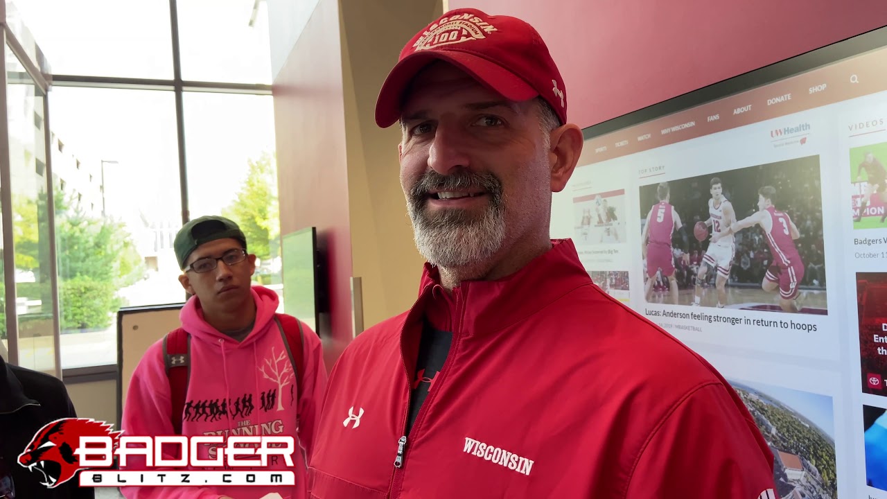 Wisconsin offensive coordinator Joe Rudolph on wide receivers, David ...