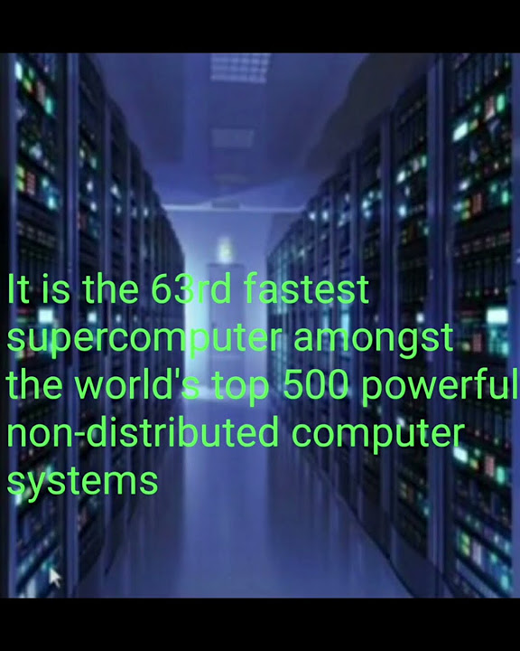 supercomputer - YouTube