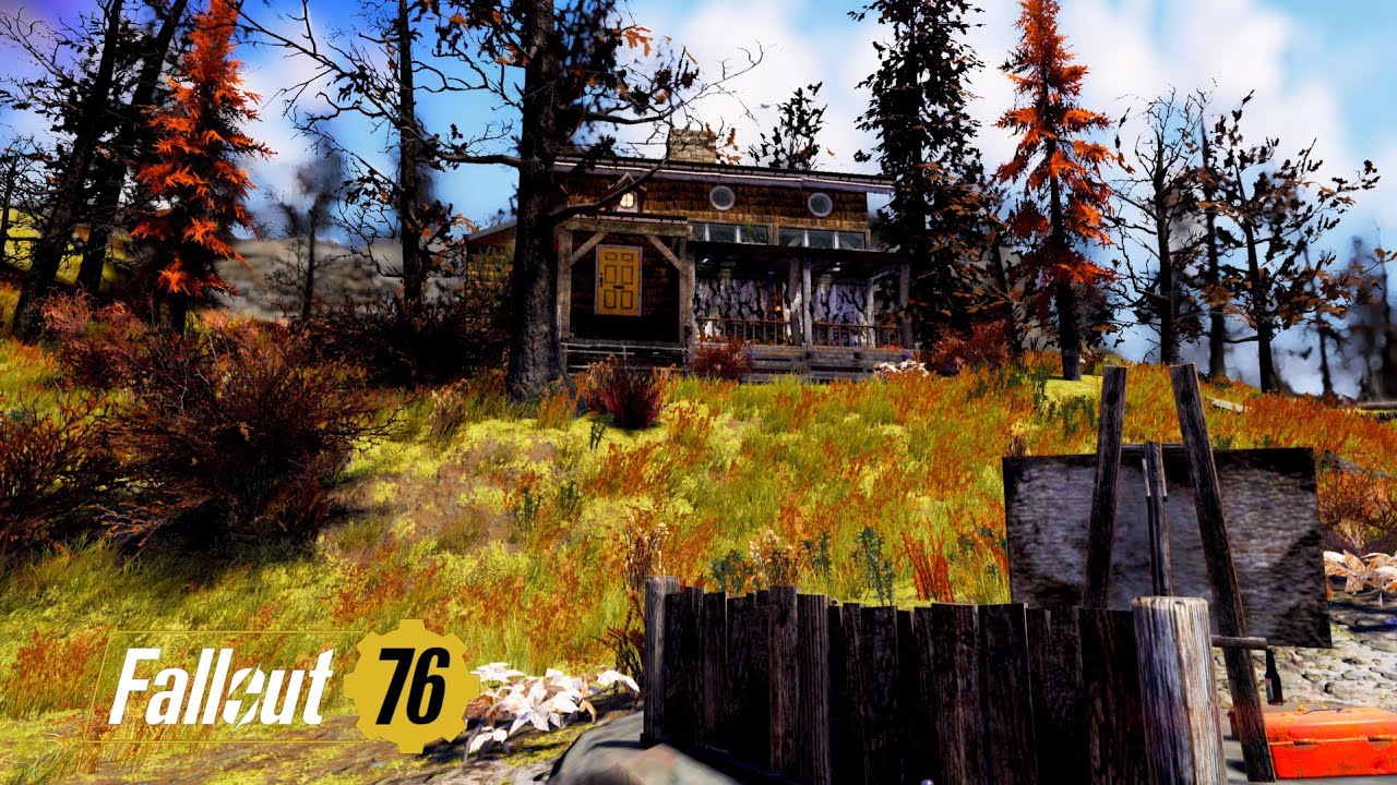Fallout 76 | Camp build | The Artist's Cabin - YouTube