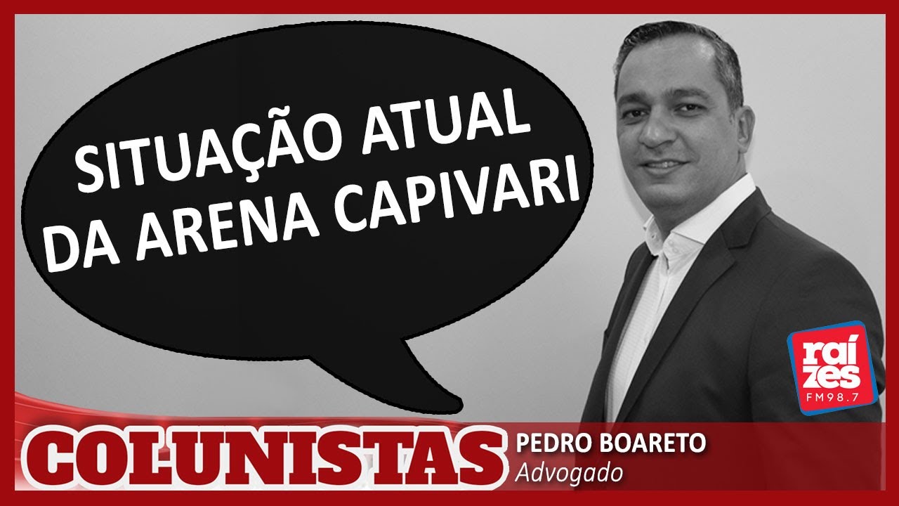 Pedro Boareto: Situação atual da Arena Capivari - YouTube
