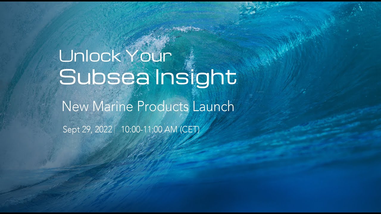 SatLab Marine Products Launch Meeting - Unlock Your Subsea Insight - YouTube