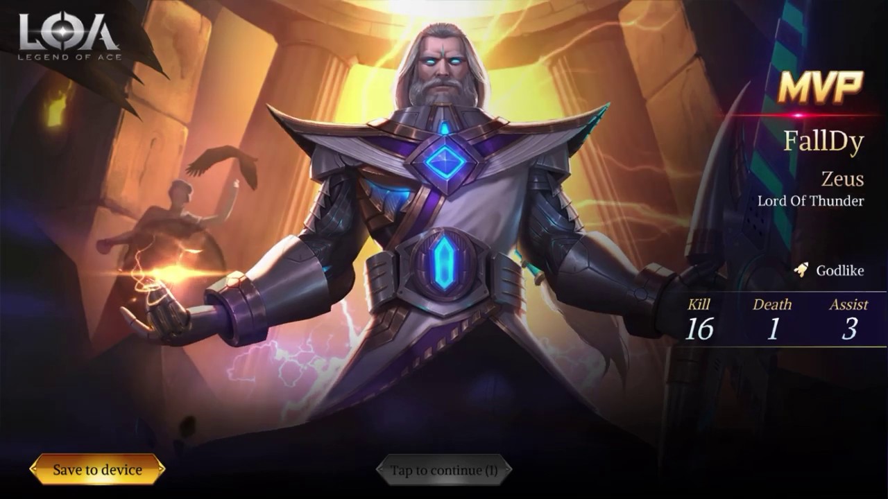 New Hero • Zeus • Legend of Ace | Rank Gameplay • - YouTube