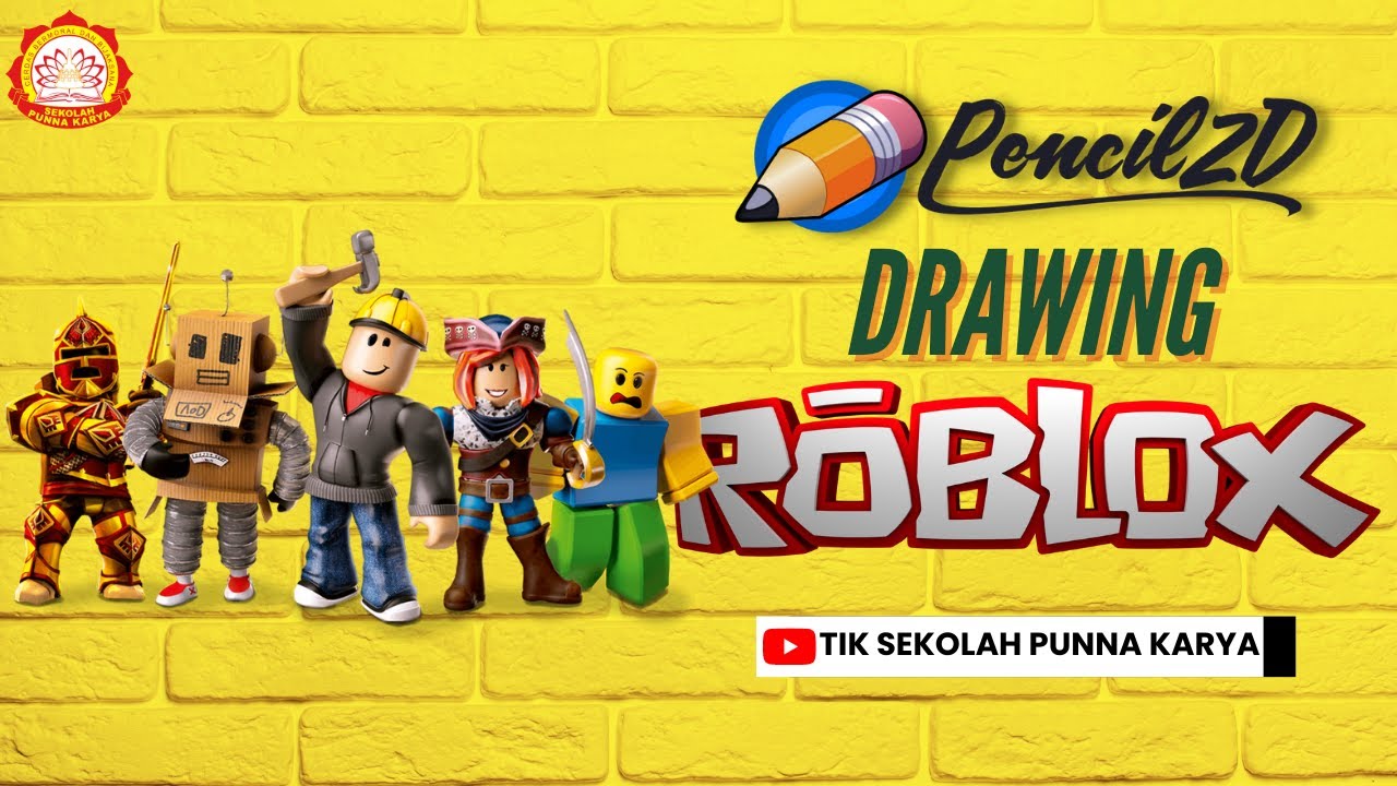 DRAWING ROBLOX WITH PENCIL 2D - YouTube