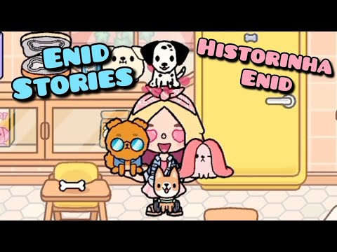 Toca Life world stories with Enid Sinclair take care dogs! Historinha ...