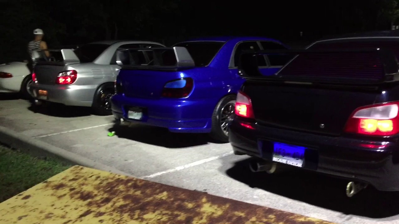 2 bug eyes 1 sti and a bad ass corvette - YouTube