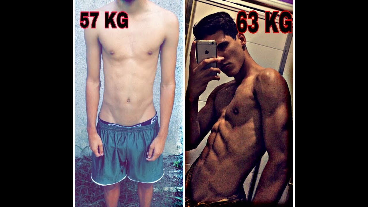 Evolução Transformação Academia Antes E Depois 6 Meses 7 Kg Natural