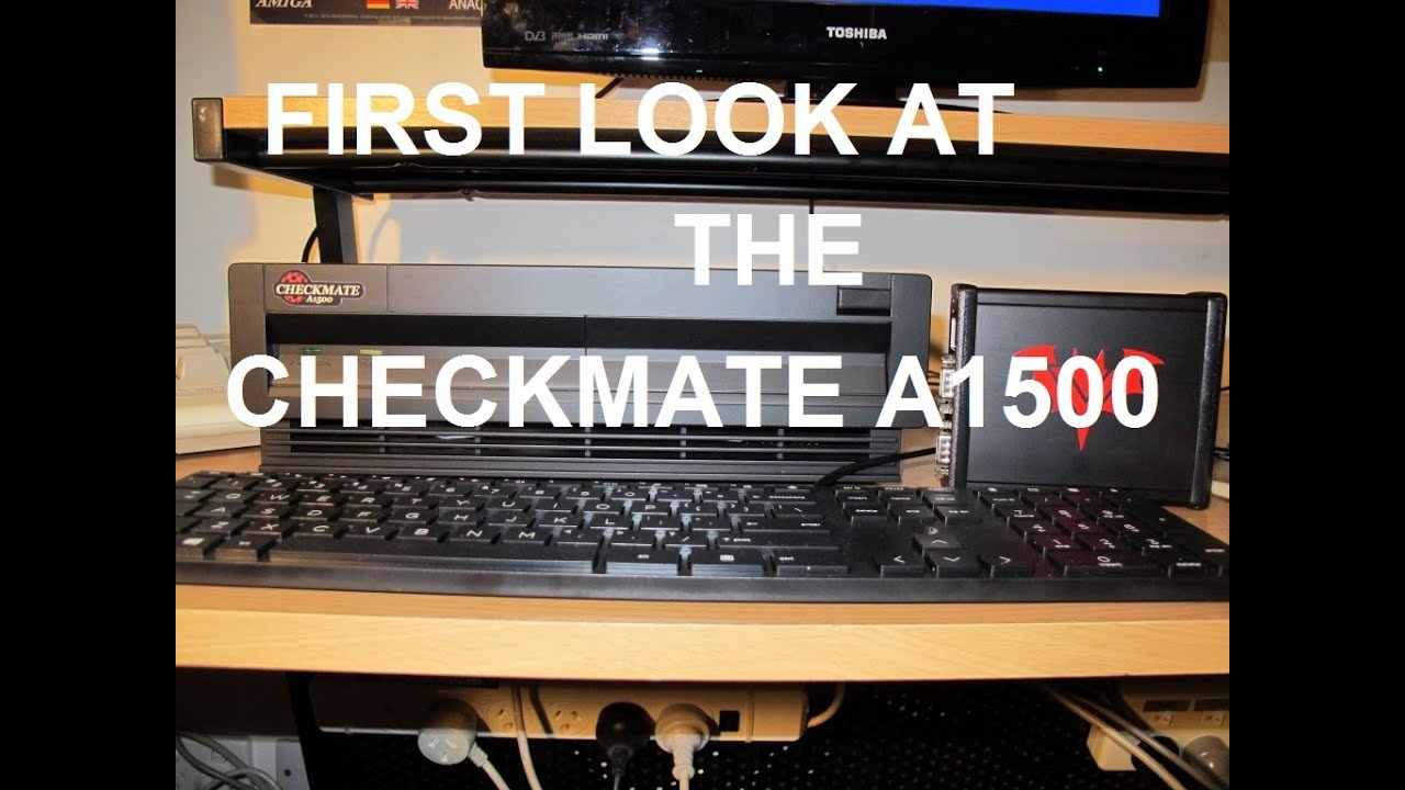 First Look at the Checkmate A1500 aka the new "Amiga 3000" - YouTube