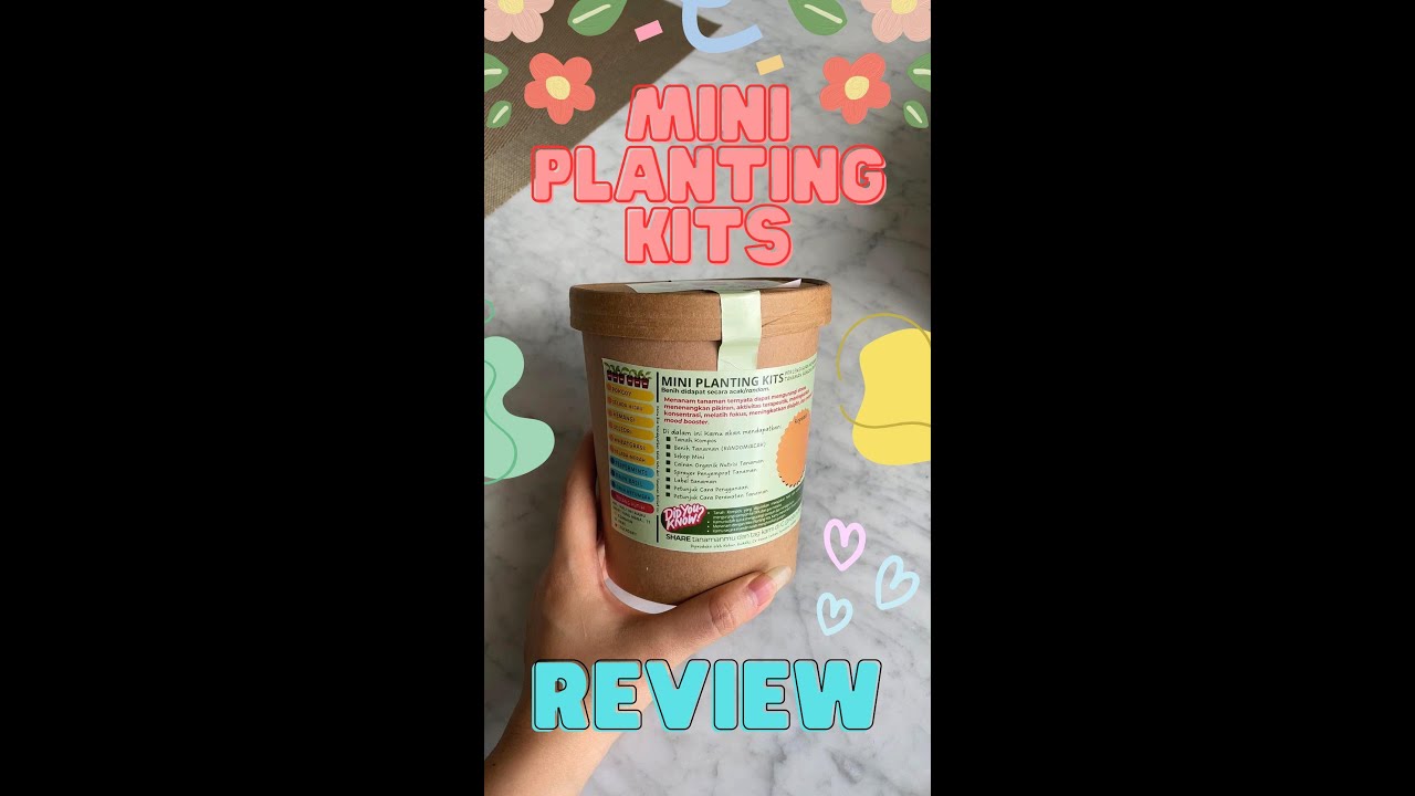 Review Mini Planting Kits - YouTube