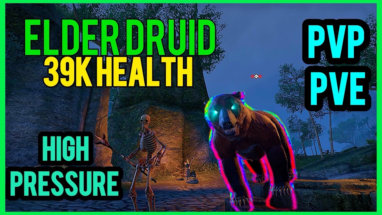 ESO 🧙ELDER DRUID🧙‍♂️Unique Damage Bonus Heavy Attack Warden One Bar ...