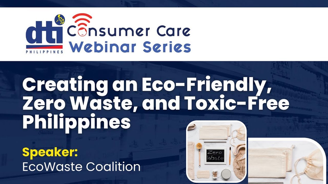 Creating an Eco-Friendly, Zero Waste, and Toxic-Free Philippines - YouTube