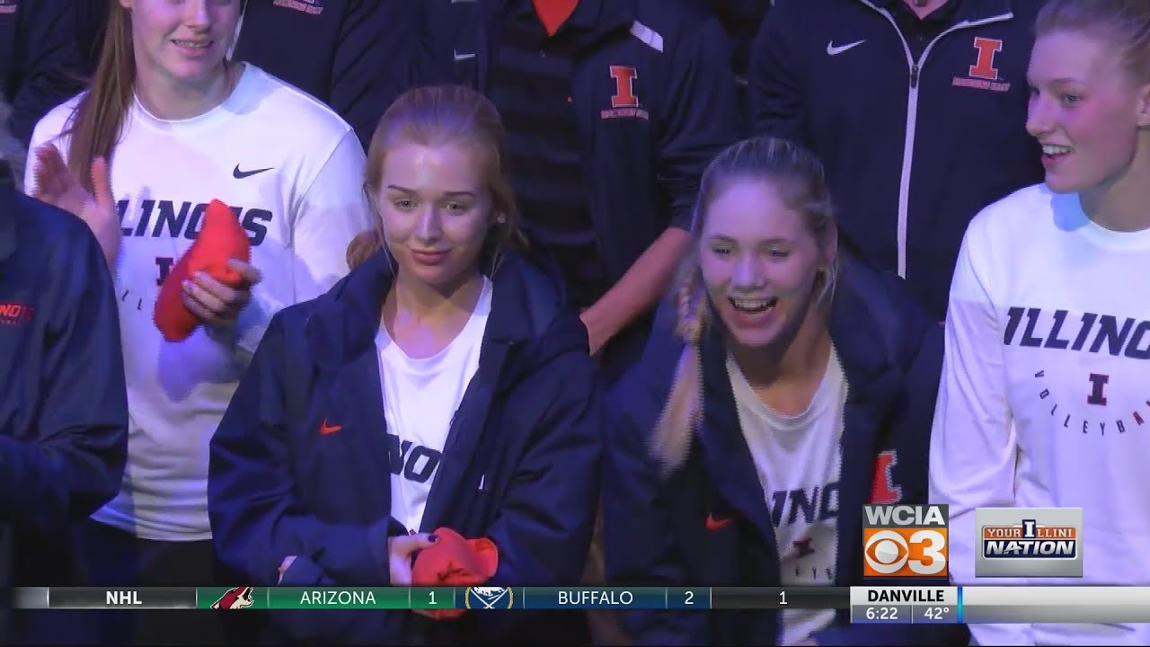 Illini fans, players, and coaches await Final Four Match against ...