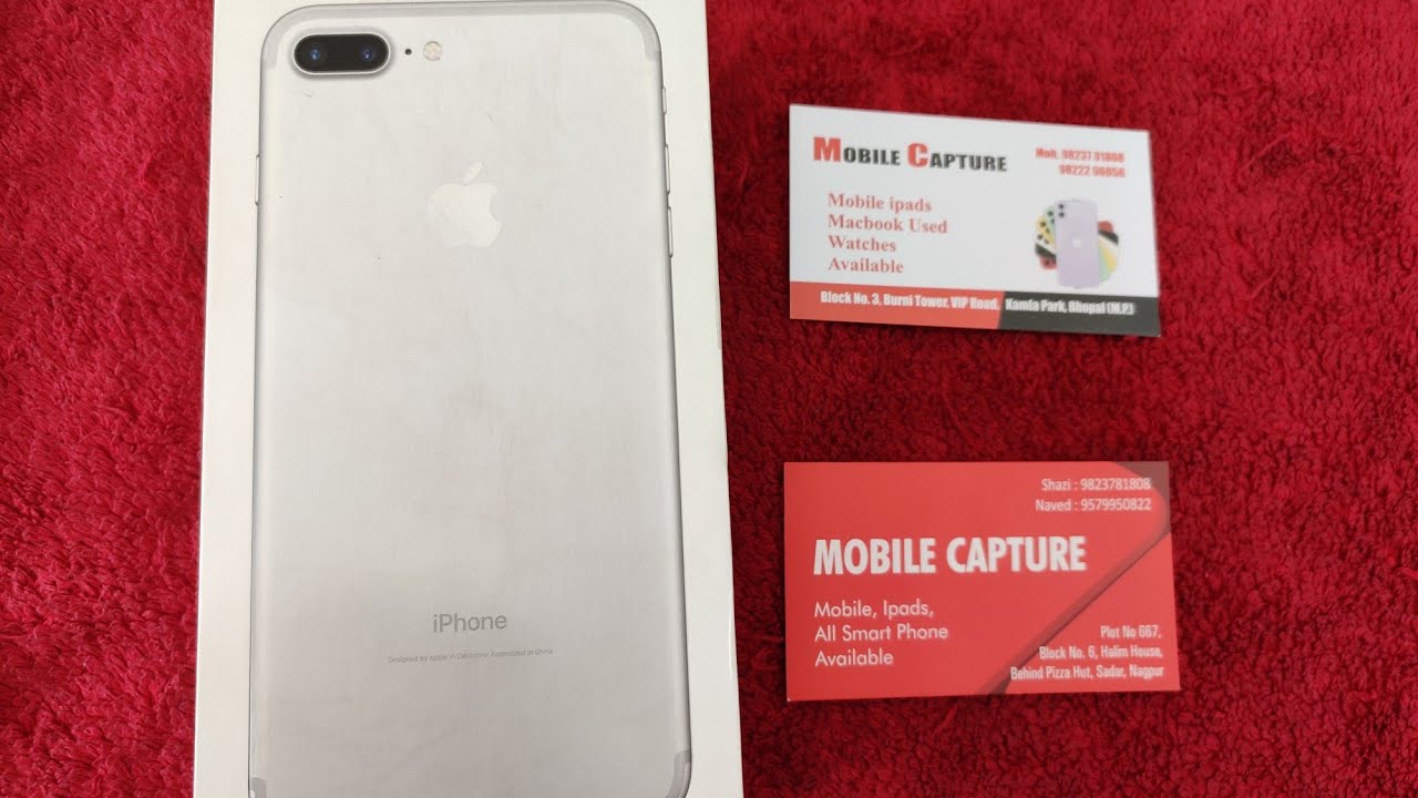 iPhone 7+ silver at cheap price @ mobile capture - YouTube
