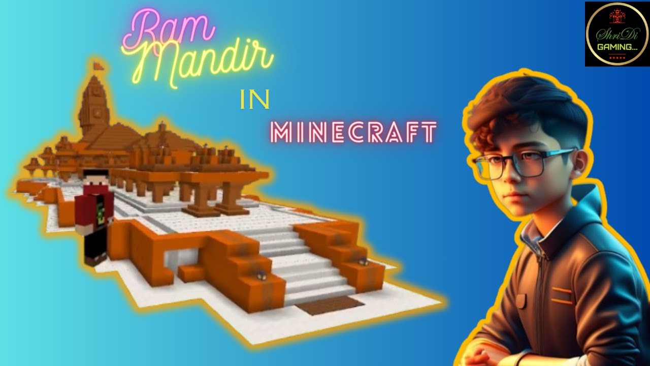 I made Ram Mandir in Minecraft | Minecraft | @ShriDiGamer - YouTube