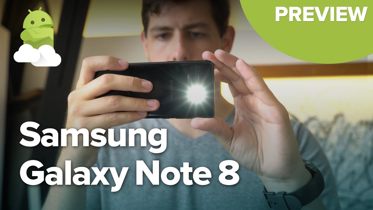 Samsung Galaxy Note 8 Hands On Preview - YouTube