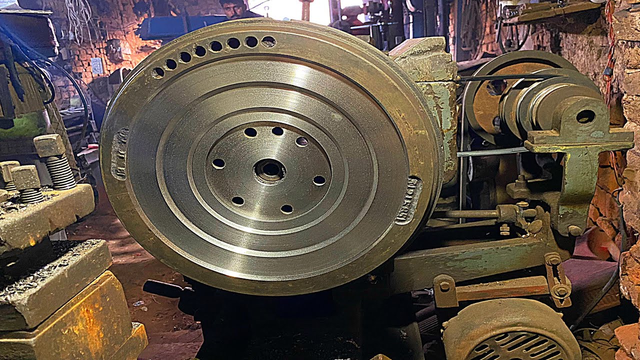 Wonderful Process Restoration and Polishing truck engine finger wheel ...