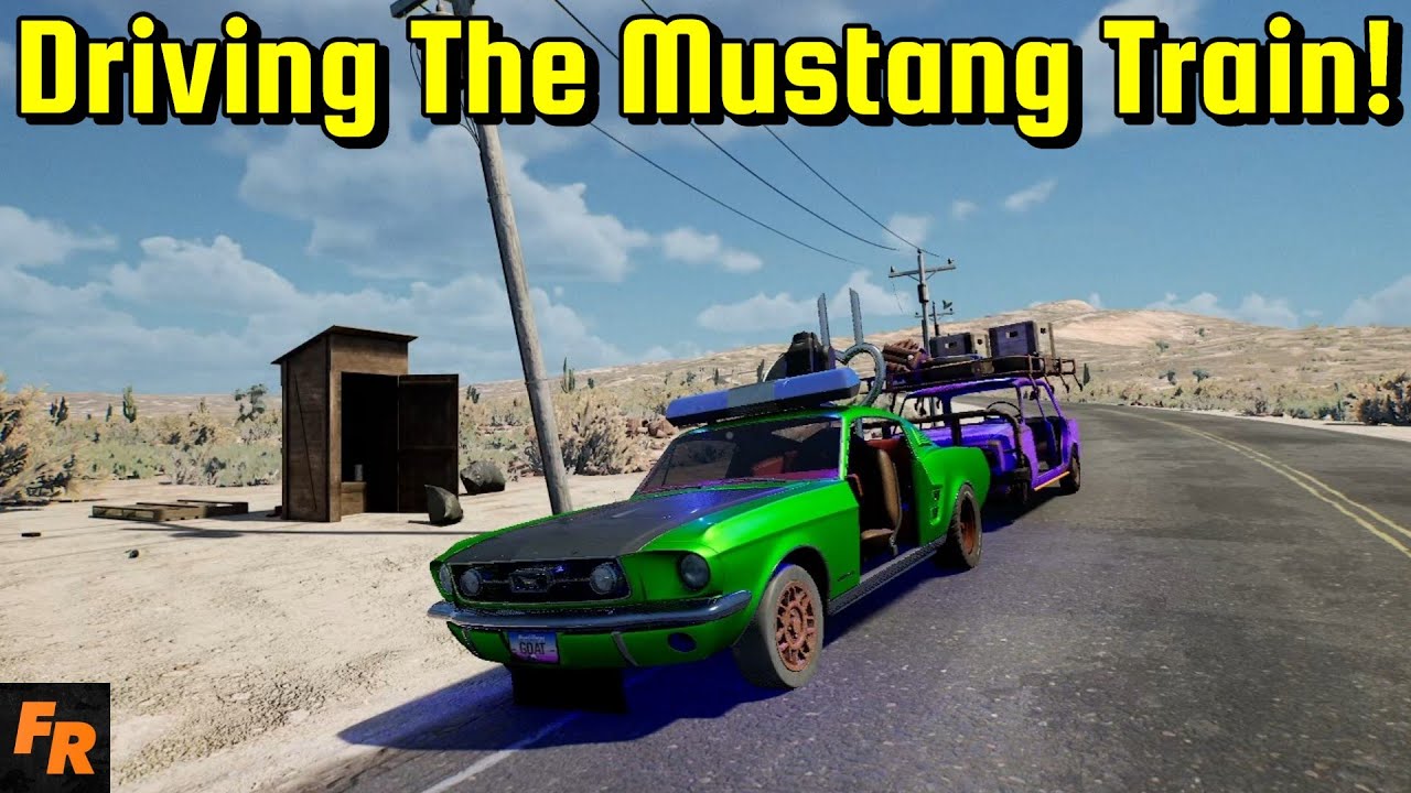 Driving The Mustang Train! - Drive Beyond Horizons - YouTube