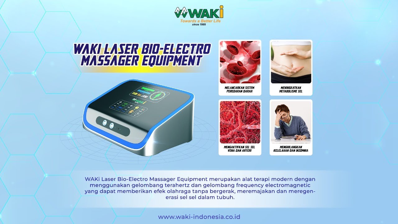 NEW WAKi Laser Bio Electro Massage Equipment - YouTube