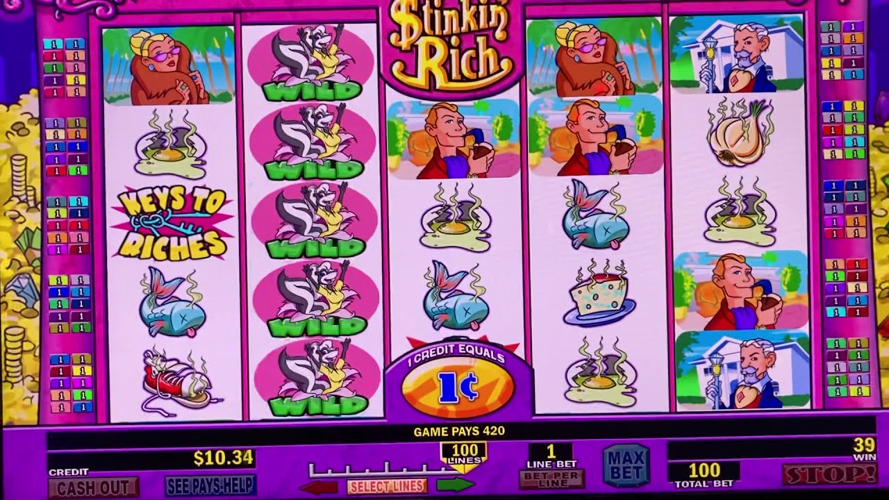 Awesomely Fun Winning Session on Stinkin’ Rich Slot Machine!!! Live ...