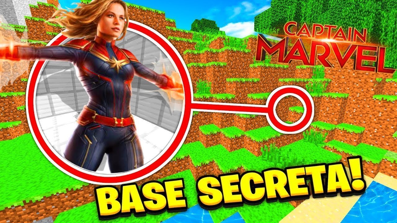 Minecraft : ENCONTRAMOS LA BASE SECRETA DE CAPITANA MARVEL! (Ps3 ...