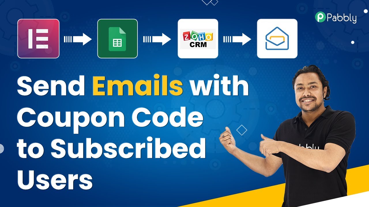 Email Unique Coupon Code to Users Subscribing via Website Form - YouTube