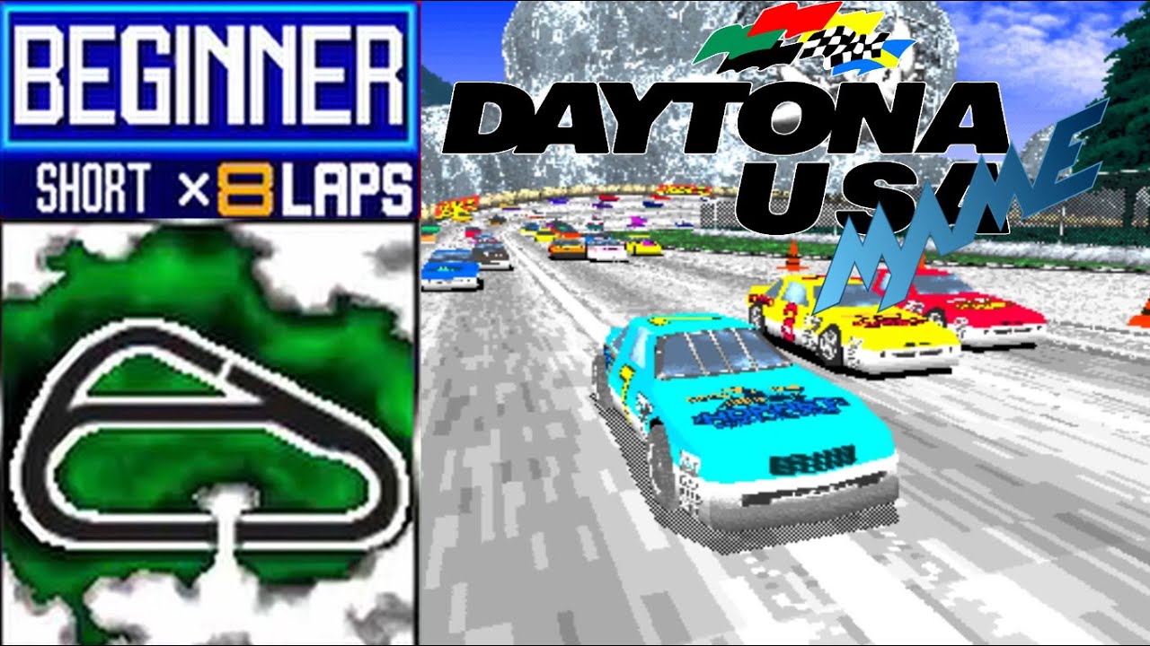 Daytona USA MAME: Number 7 Car (Beginner) (1st) - YouTube