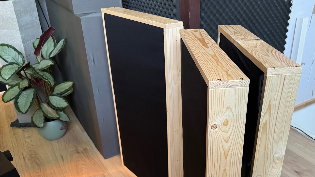 DIY Acoustic Absorbers That Actually Look Good - YouTube