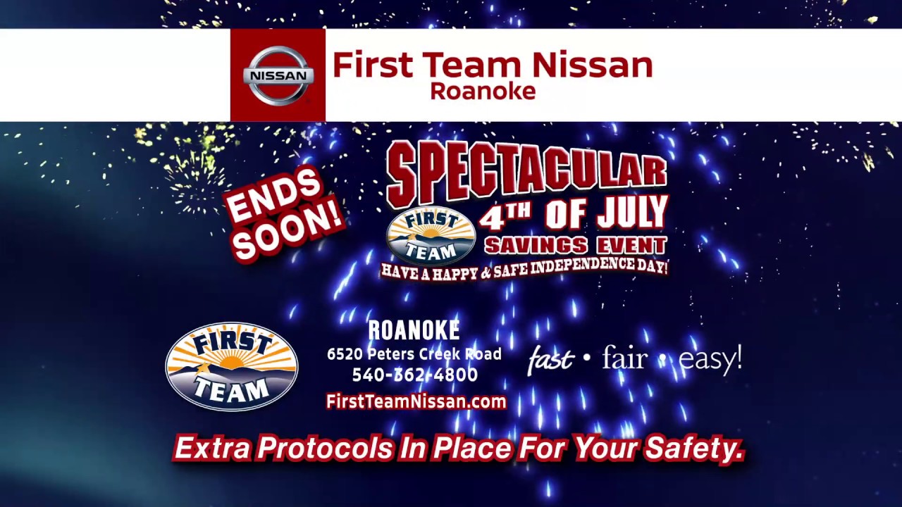 FIRST TEAM NISSAN 4TH OF JULY SPECTACULAR - YouTube