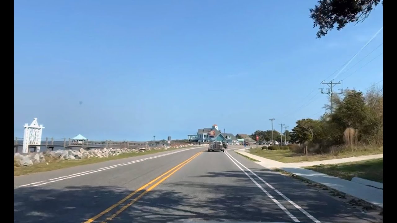 Driving NC Hwy 12 N From Southern Shores to Duck - YouTube