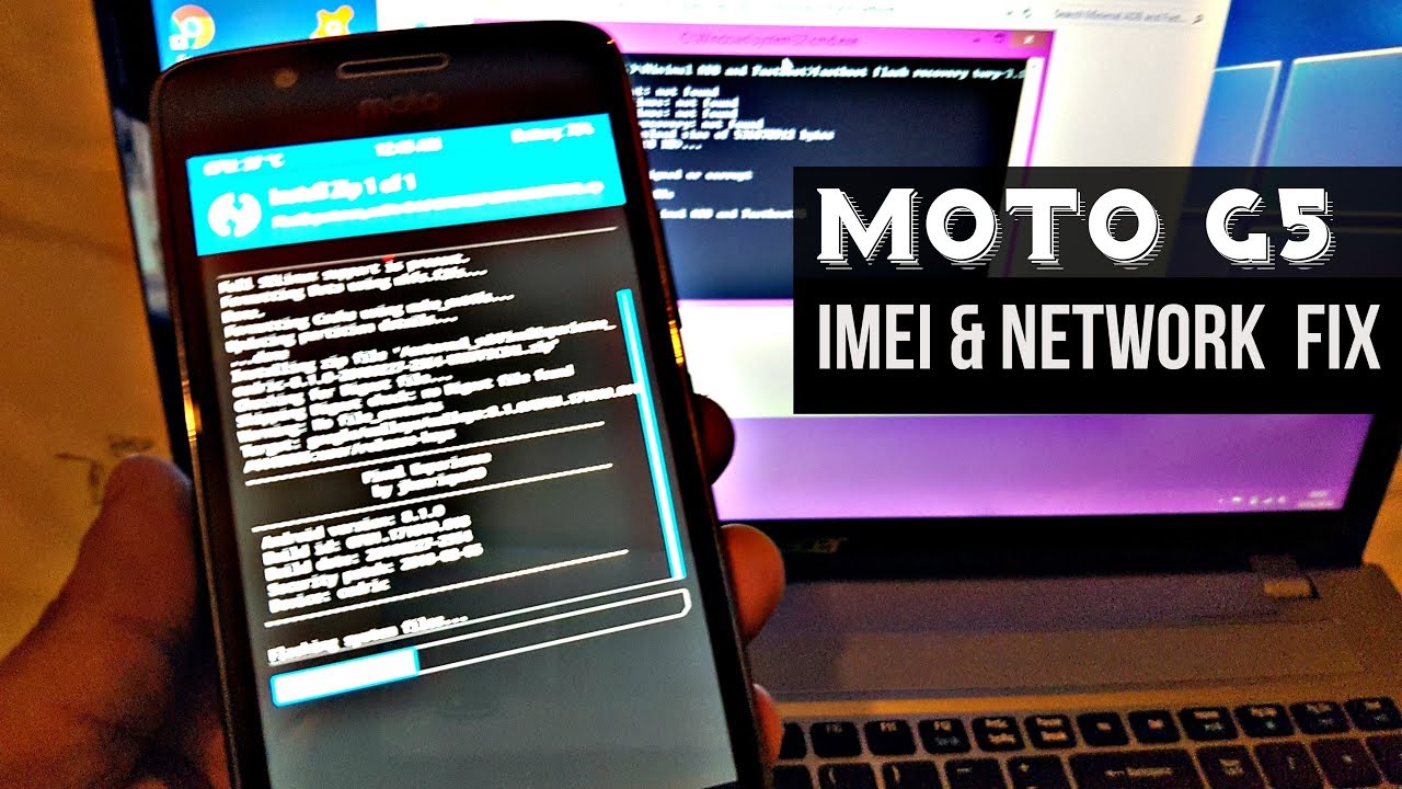 Moto G5 Cedric Missing imei & Broken Network Fix - YouTube