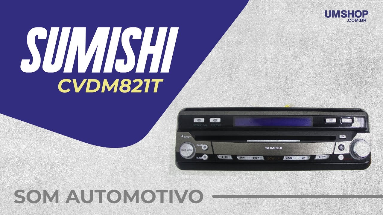 Unboxing DVD Player para Carro Sumishi CVDM821T: Conheça Esse produto ...