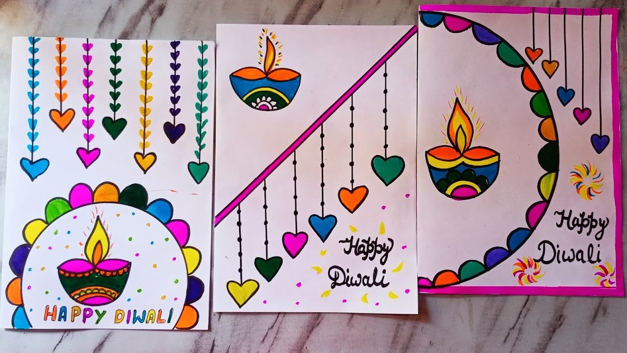 Diwali Greeting Card Easy