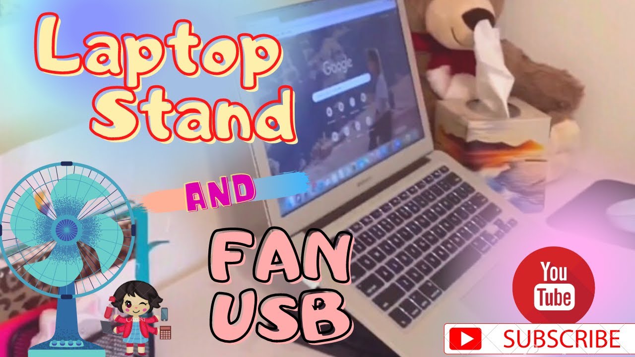 Unboxing| Trying my Laptop Stand |FAN USB |AsianINFlorida|APRIL - YouTube