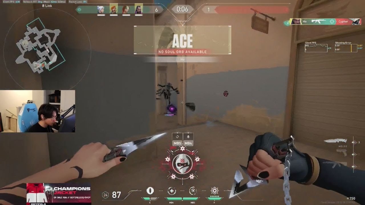 TenZ got ACE with new Kuronami skin!! - YouTube